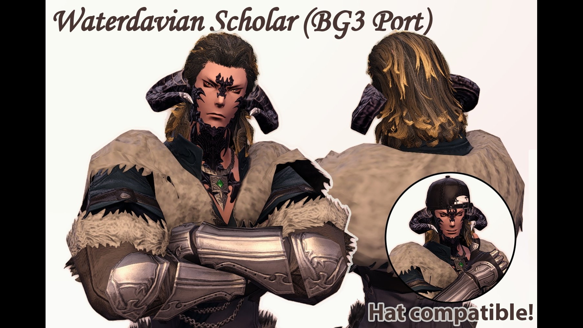 Waterdavian Scholar (BG3 Port) | XIV Mod Archive
