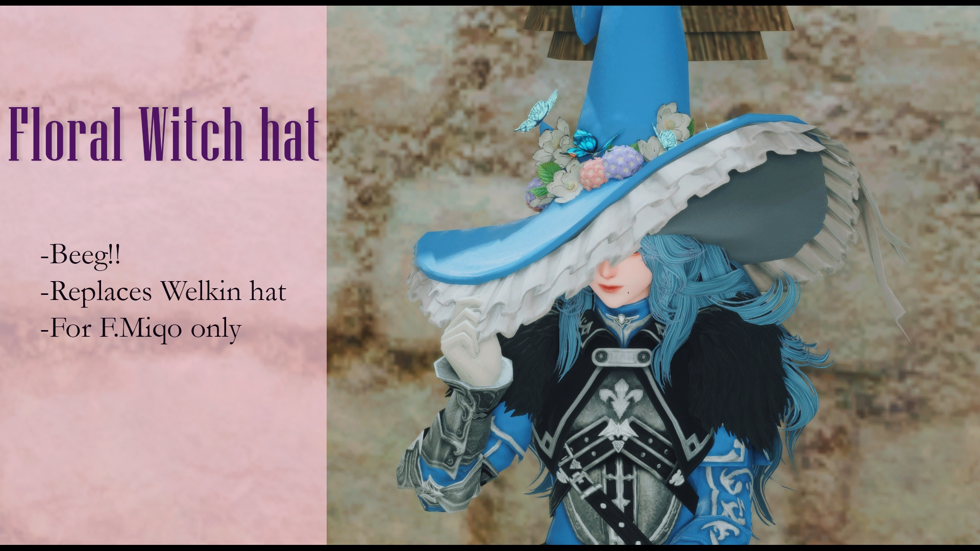 Floral Witch hat | XIV Mod Archive