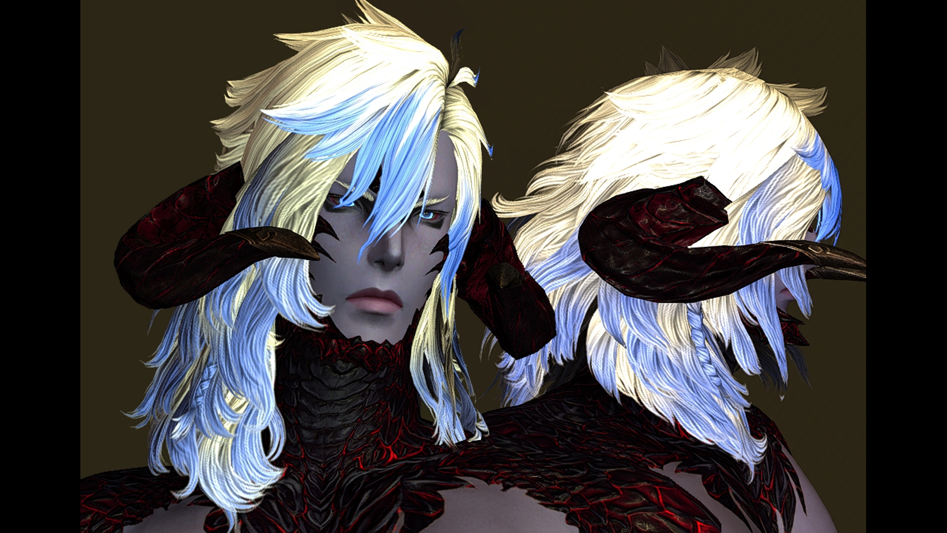 Hair Mashup for funsies (Male Au Ra) | XIV Mod Archive
