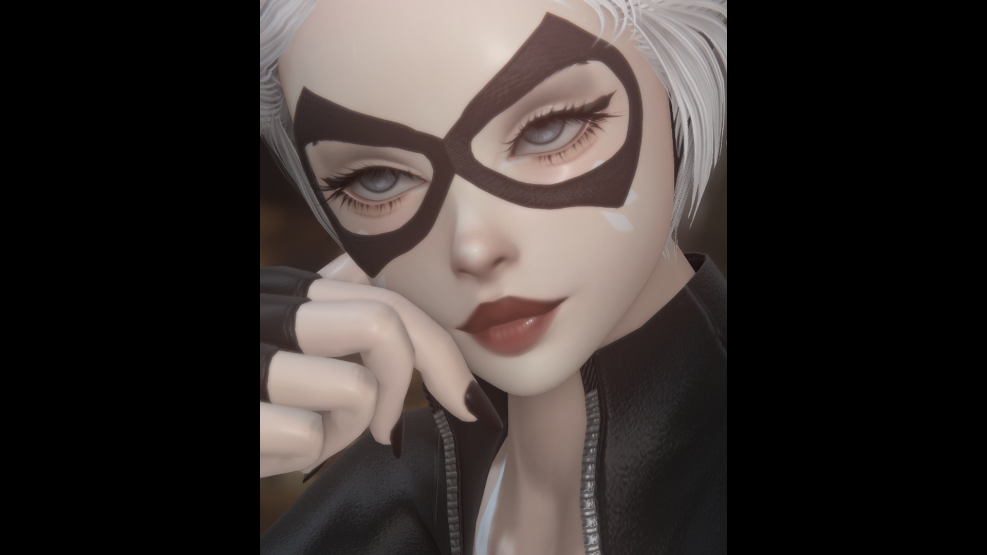 Black Cat mask (Vanilla face compat.) | XIV Mod Archive