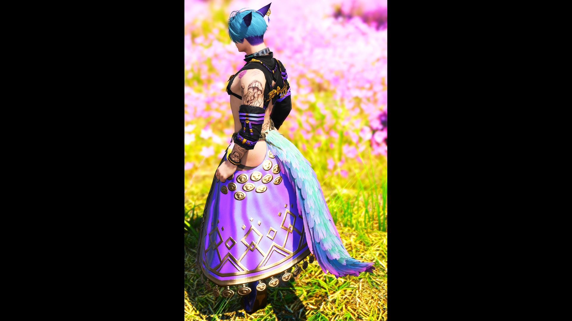 Seikret Tail for M Miqo | XIV Mod Archive
