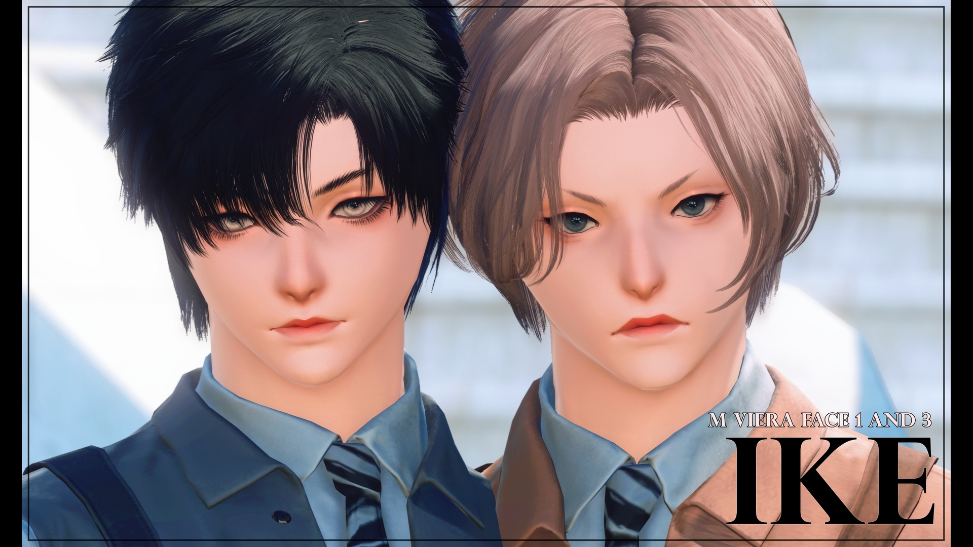 [Punnii] Ike - makeup for M!Viera face 1 and 3 | XIV Mod Archive