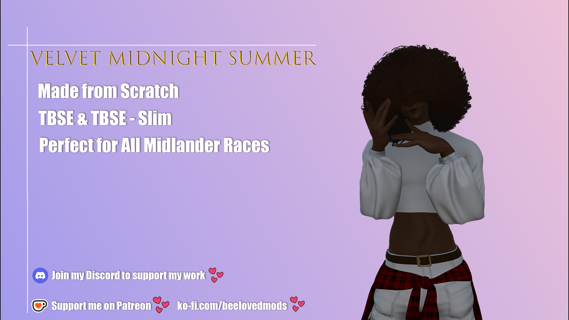 Velvet Midnight Summer - TBSE/TBSE-Slim | XIV Mod Archive