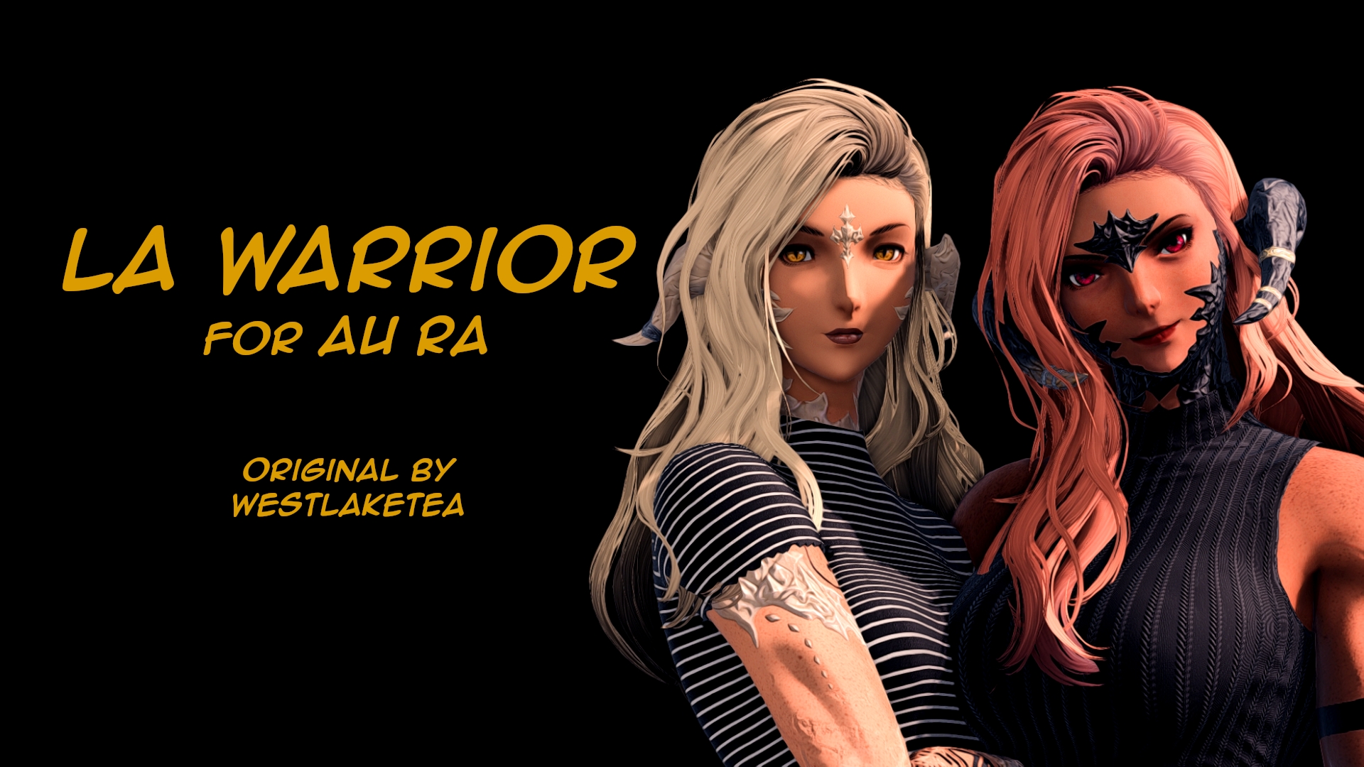 LA Warrior Hair - Au Ra Ladies | XIV Mod Archive