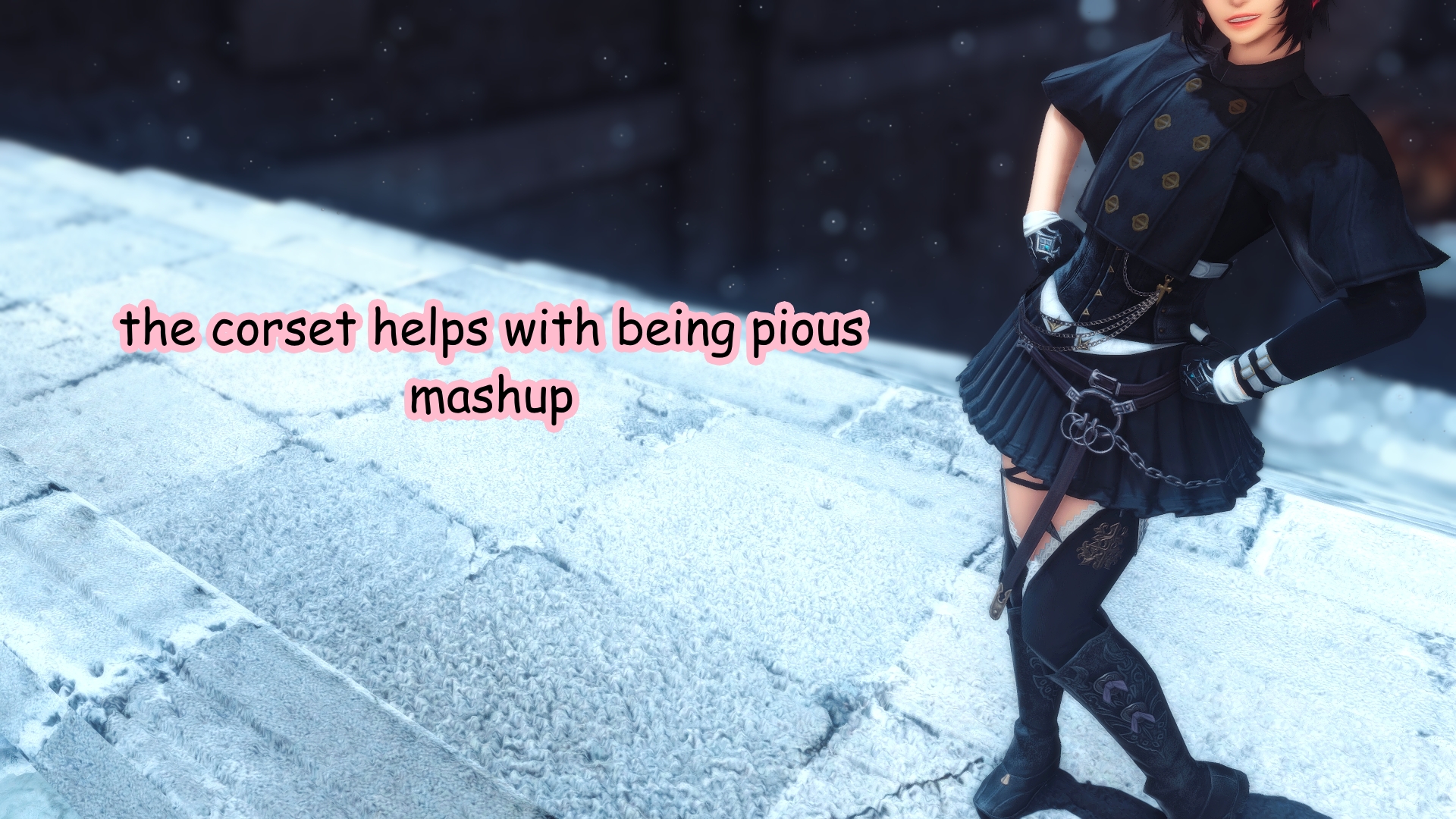the corset helps with being pious (flat only) | XIV Mod Archive