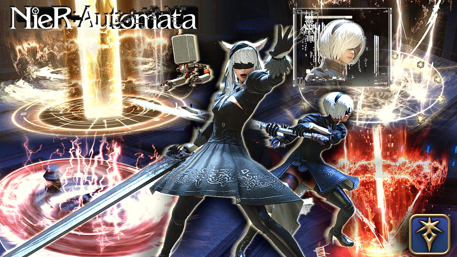 [DRK - DT] DARK KNIGHT Nier Automata Skill VFX Overhaul REMAKE - Trial ...