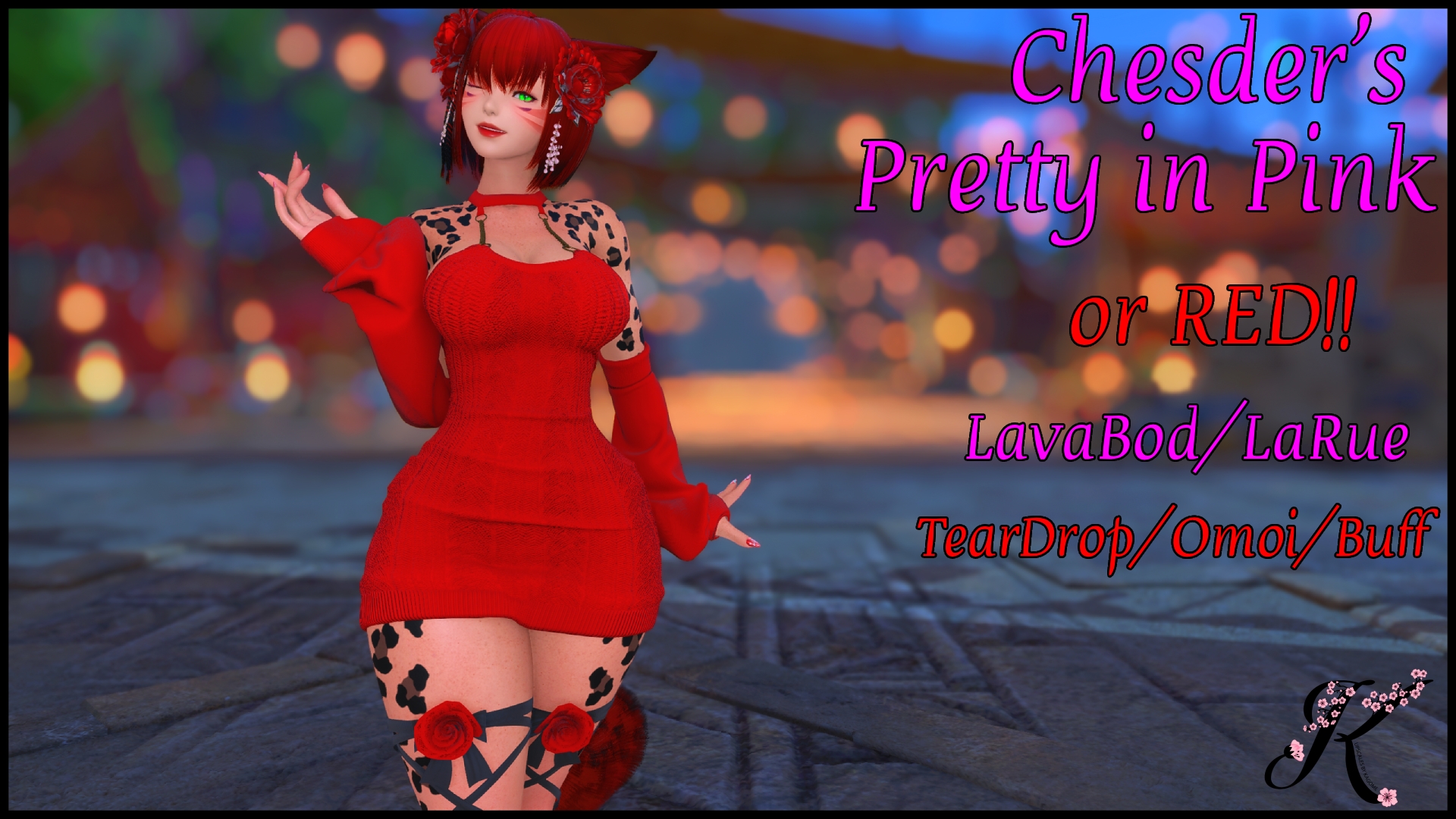 Pretty in Pink LavaBod-LaRue | XIV Mod Archive