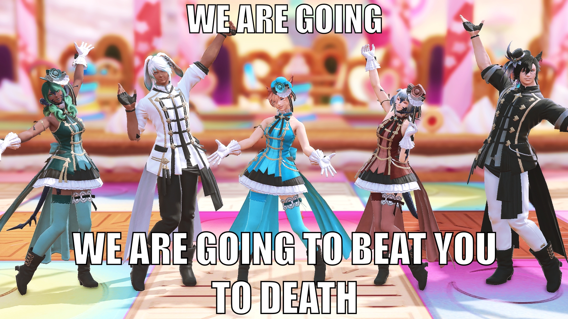 Newly Edgy Idols (5 Person Dance) | XIV Mod Archive