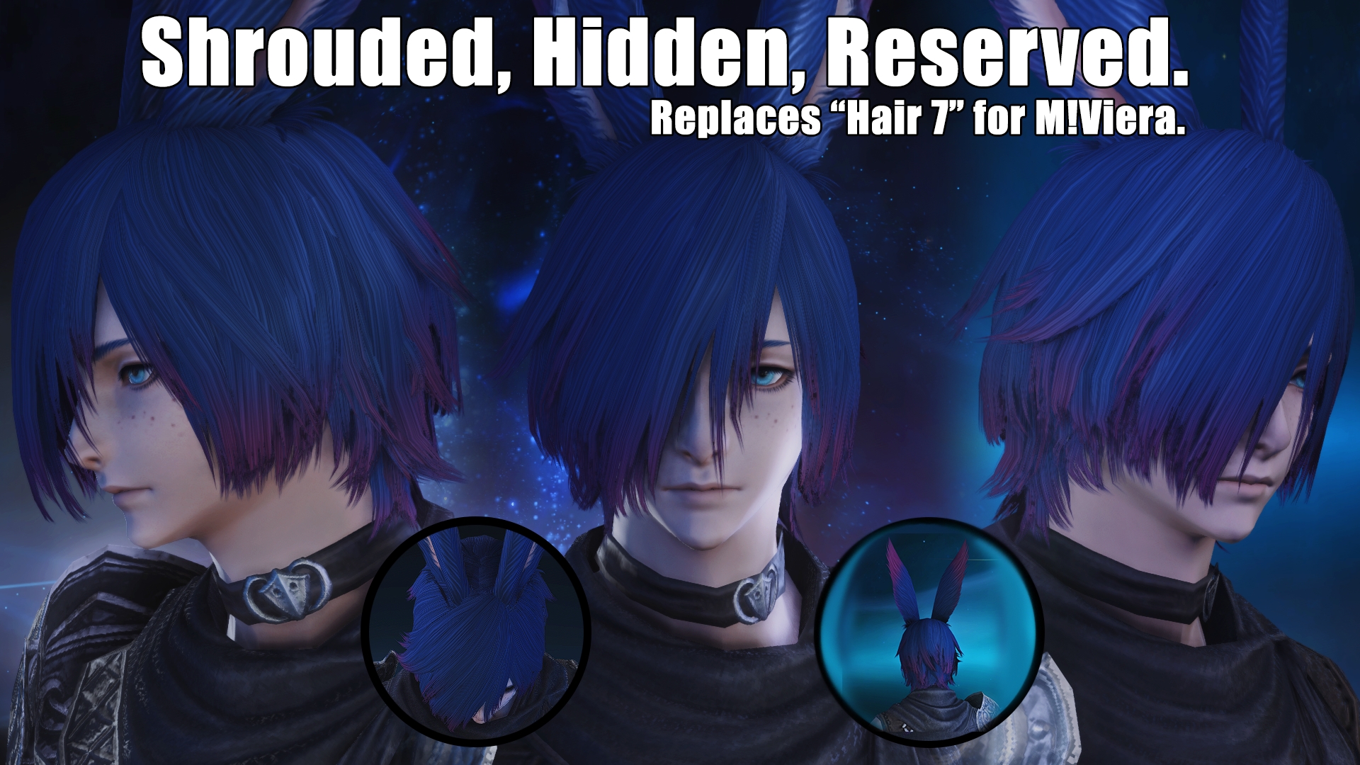 [M!Viera Hair 7] Shrouded, Hidden, Reserved. | XIV Mod Archive