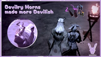 Demonic Horns to Night of Devilry Horns | XIV Mod Archive