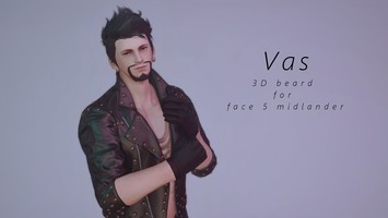Modern Beards for Highlander (Face 1-4) | XIV Mod Archive