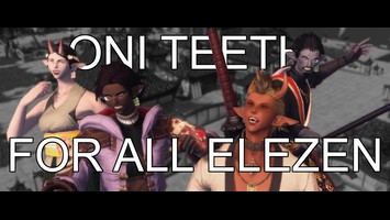 Oni teeth for all Au Ra | XIV Mod Archive