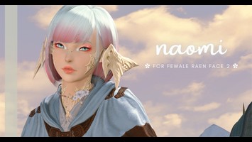 noblesse ⚔ au'ra raen face 1 makeup | XIV Mod Archive