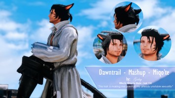 Dawntrail Hair to Highlander Female | XIV Mod Archive