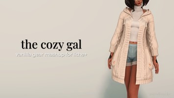 crop top cardigan [tbse mashup] | XIV Mod Archive