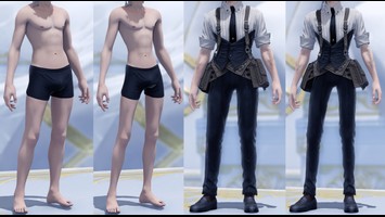 Thinner Girls (Customize+ Scale) | XIV Mod Archive