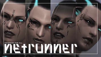 Technomancer Vol.2 (Face Paint) | XIV Mod Archive