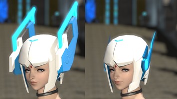 PSO2: Falte Head Port to Viera and Hyur Female Face 1 | XIV Mod Archive