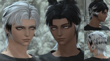 starburned | hair for f au ra | XIV Mod Archive