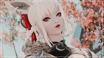 Clef's Full Bangs Pigtails - Miqo'te Port | XIV Mod Archive