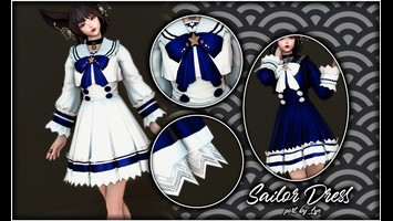Short Sleeve Educand Sailor Top (Top Only) | XIV Mod Archive