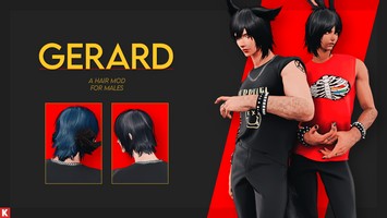 Noctis Hair port for F Miqo'te | XIV Mod Archive
