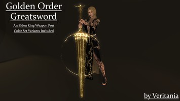 The Golden Order Greatsword | XIV Mod Archive