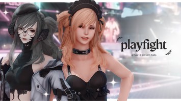 Hawke Hair Mashup for M Viera | XIV Mod Archive