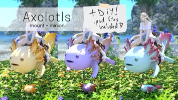 Midgardsormr 2K Mount & Minion | XIV Mod Archive