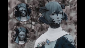 Male Au Ra Face 4 Horns for All | XIV Mod Archive