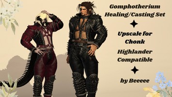 Gomphotherium Thornvests Set - TBSE-Q Chest, TBSE-X Legs | XIV Mod Archive
