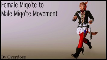 M Midlander Animations to M Miqote | XIV Mod Archive