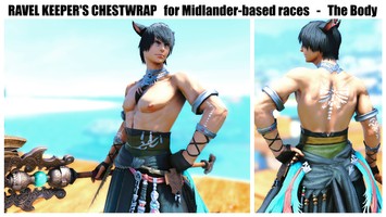 Ravel Keeper's Chestwrap (Casters) for Highlander (The Body) | XIV Mod Archive