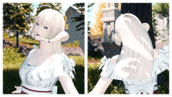 Hair 153 for Female Viera | XIV Mod Archive