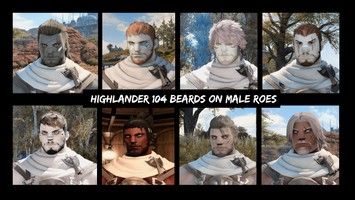 Facial Hair for Miqo'te Face 1 (WIP) | XIV Mod Archive