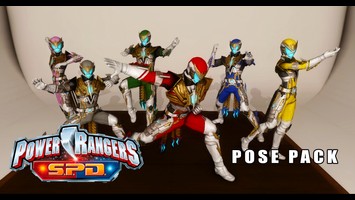 Power Rangers Pose Pack - Mighty Morphin #1 | XIV Mod Archive