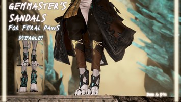 Filibuster's Boots Feral Paws | XIV Mod Archive