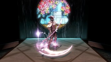 Endless Expanse Longbow - Pink Heart VFX | XIV Mod Archive
