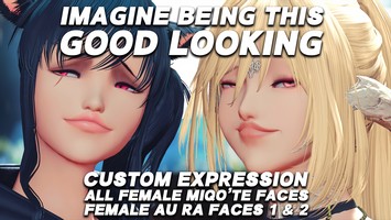 Venustas Viera Visage (Gigachad Custom Expression) | XIV Mod Archive