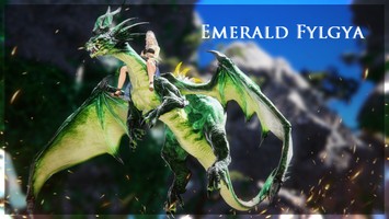 Golden Fylgja (pvp mount recolor) | XIV Mod Archive