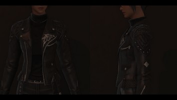 Hanzo Dojo's Leather Jacket to TBSE-Q | XIV Mod Archive