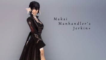 [FP] Makai Manhandler & Harrower's Jerkin - Bibo+ | XIV Mod Archive