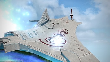 FFVIII Ragnarok with "Ride On!" Theme [DT Compatible] | XIV Mod Archive