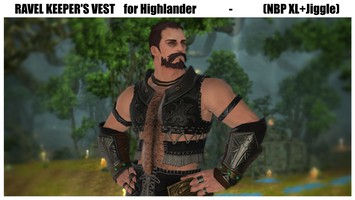 Ravel Keeper's Chestwrap (Physical) for Highlander (NBP XL+Jiggle) | XIV Mod Archive