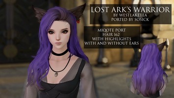 LA Warrior Hair - Au Ra Ladies | XIV Mod Archive