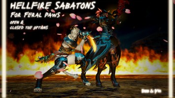 Filibuster's Boots Feral Paws | XIV Mod Archive
