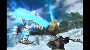Blue Abyssos War Axe | XIV Mod Archive