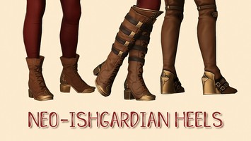 Skirtless Neo-Ishgardian top of Fending | XIV Mod Archive