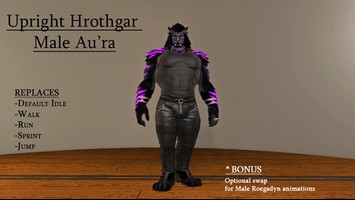 Upright Hrothgar_Lean | XIV Mod Archive