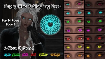Miqo & Aura Glowing Eyes | XIV Mod Archive